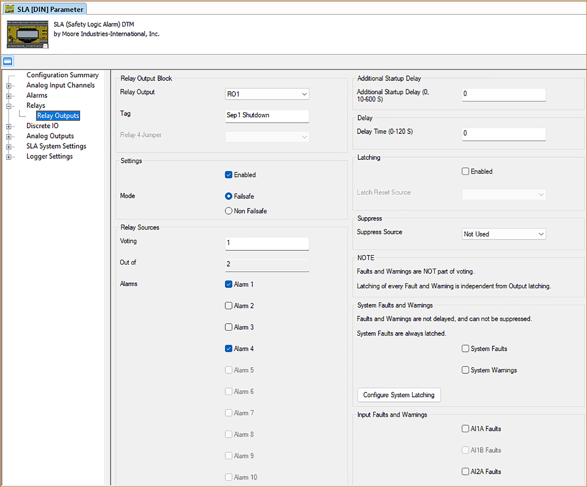 Separator Pressure Protection with the SLA